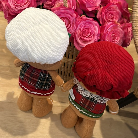 Holiday | Christmas Holiday Plaid Gingerbread Man Girl Boy Doll Greeter ...